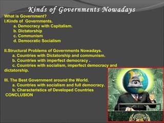 kinds of governments | PPT