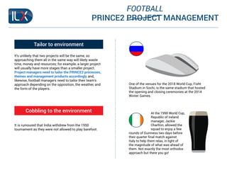 PRINCE2®: The 7 principles of football management | PPT