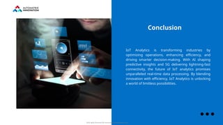 Leveraging IoT Data Analytics for Smarter Decision-Making | PPT
