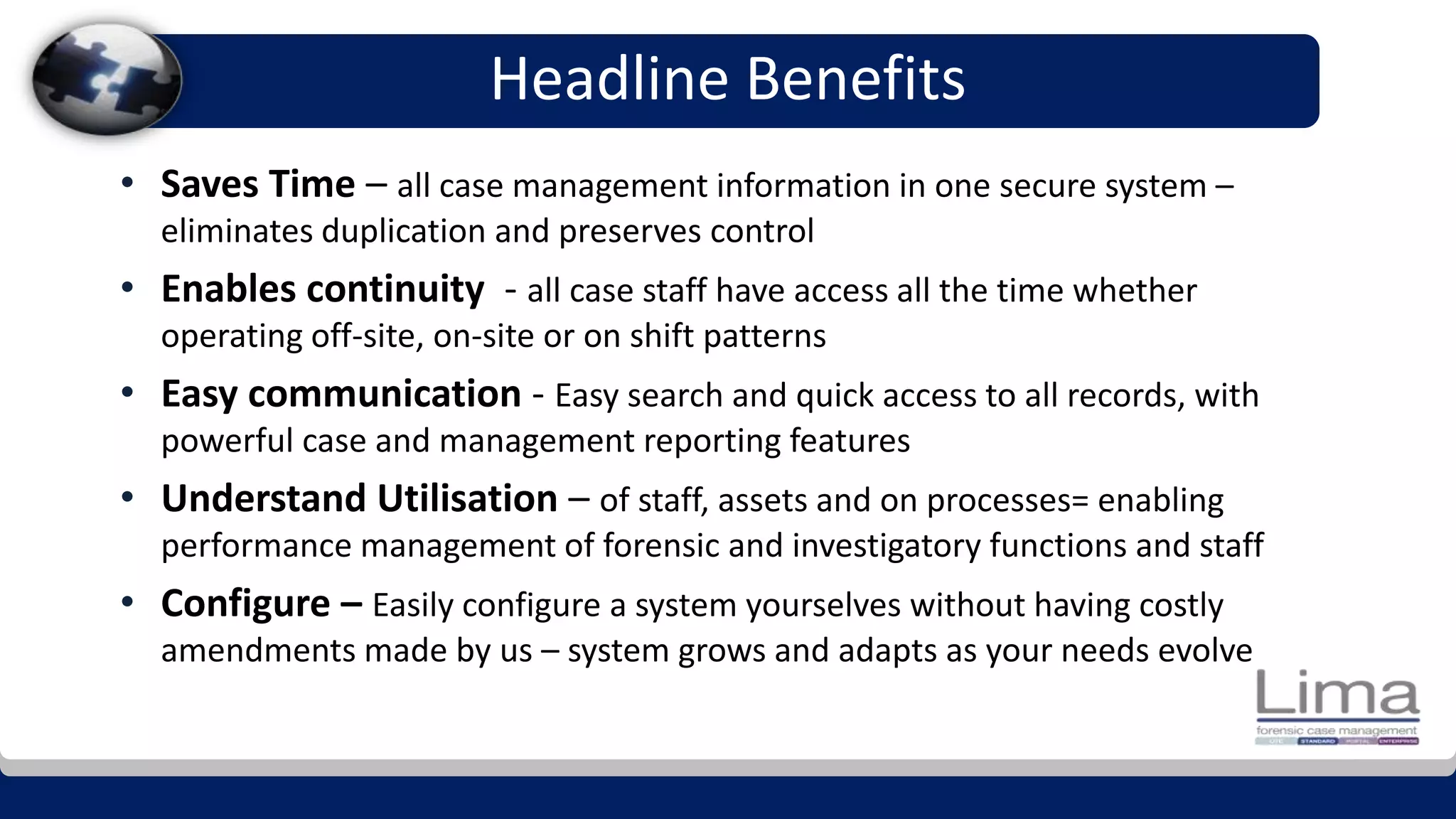 Lima - Digital Forensic Case Management System | PPTX