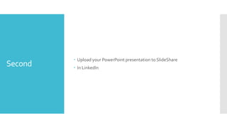 SlideShare Upload presentation | PPT