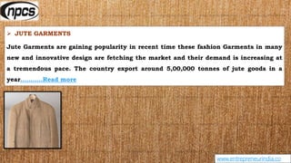 List of Jute & Jute Based Projects. Fast-Growing Industry for Starting ...