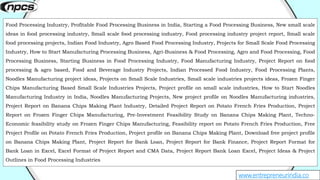 List of Profitable Business Ideas for Ready to Eat, Convenience Food ...