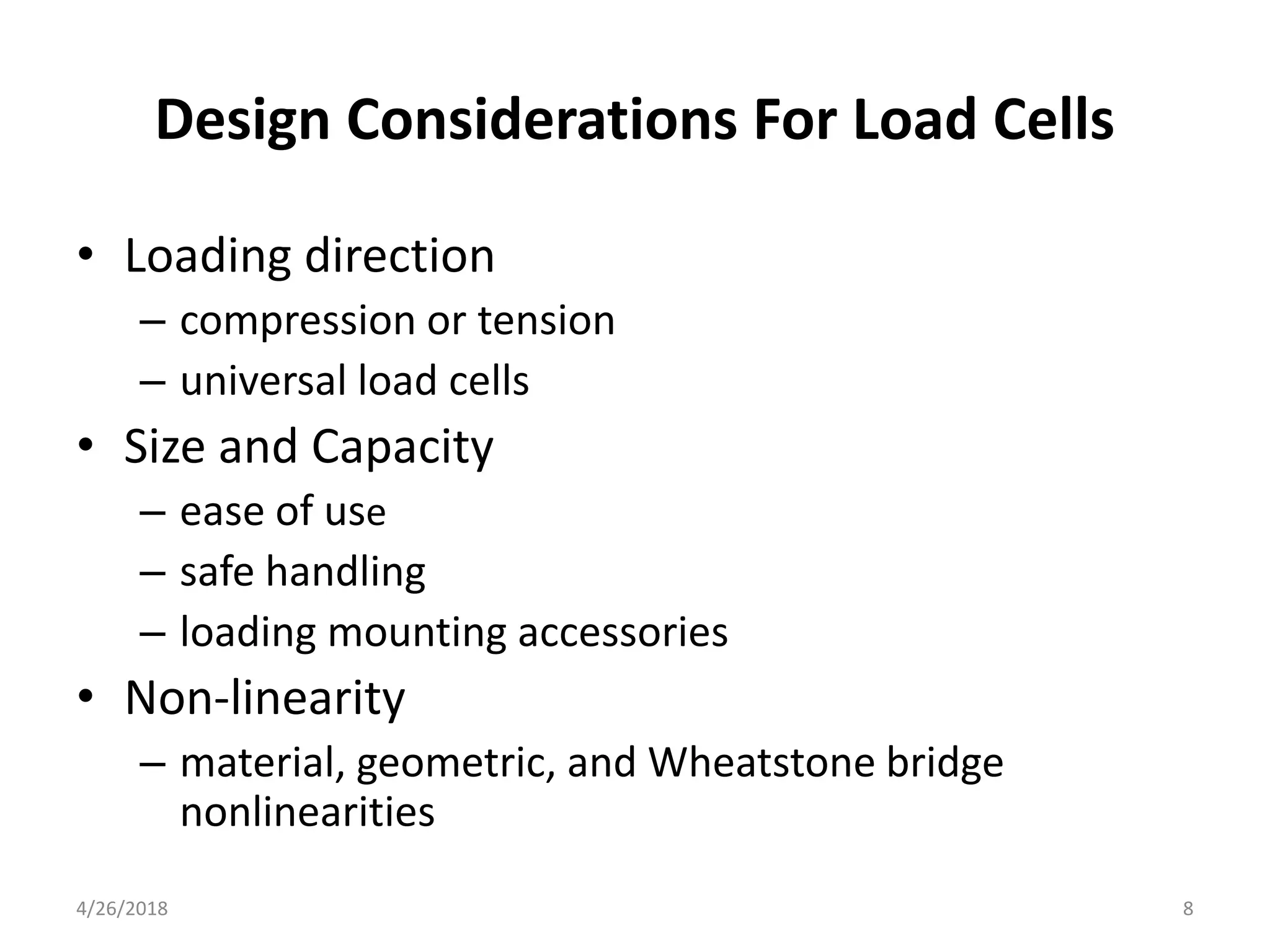 Multi range Load cell | PPT