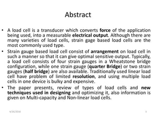 Multi range Load cell | PPT | Free Download