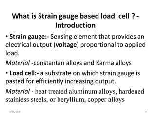 Multi range Load cell | PPT