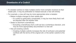 Codicils | PPTX