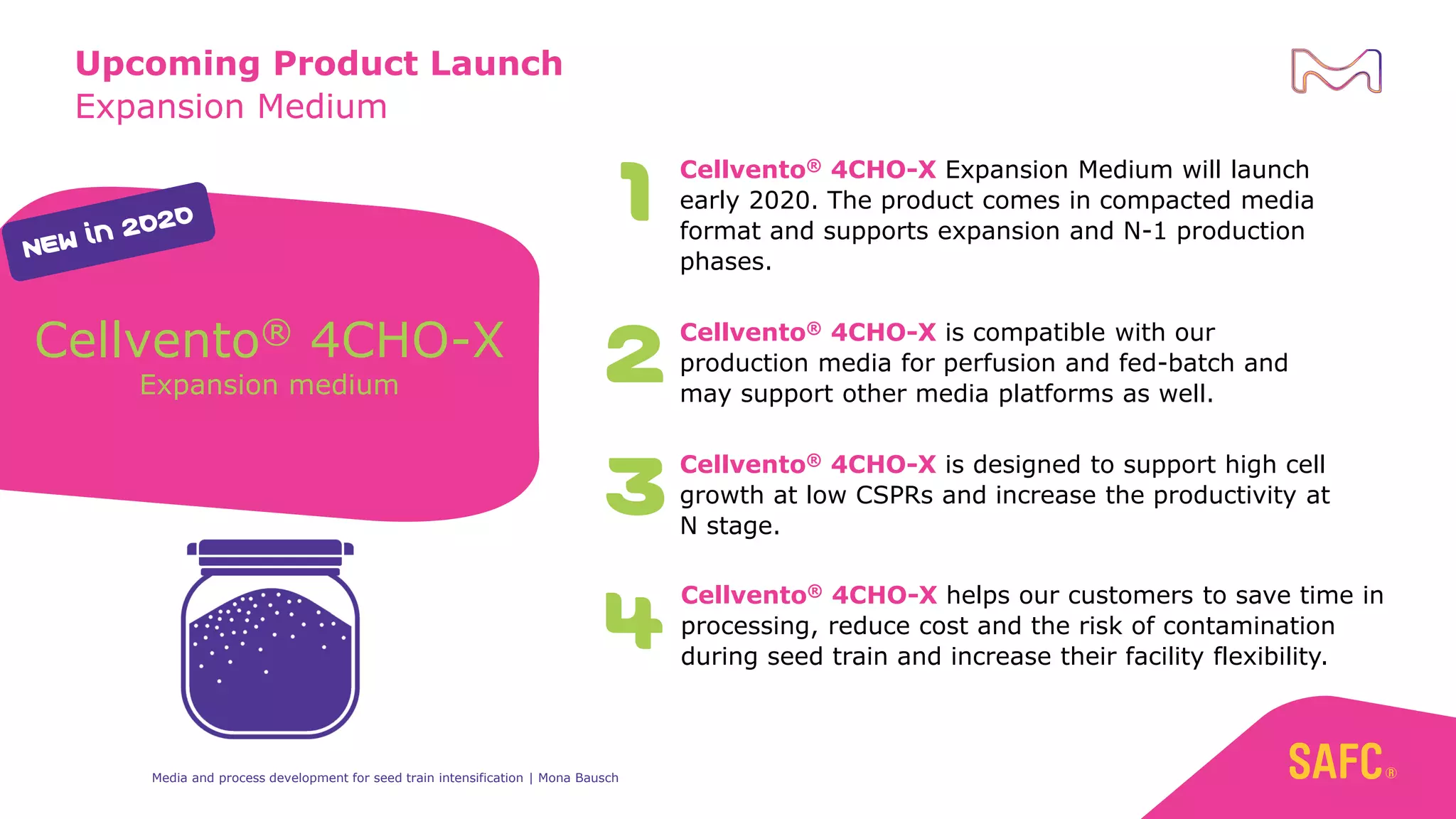 Media and Process Development for Seed Train Intensification | PPT