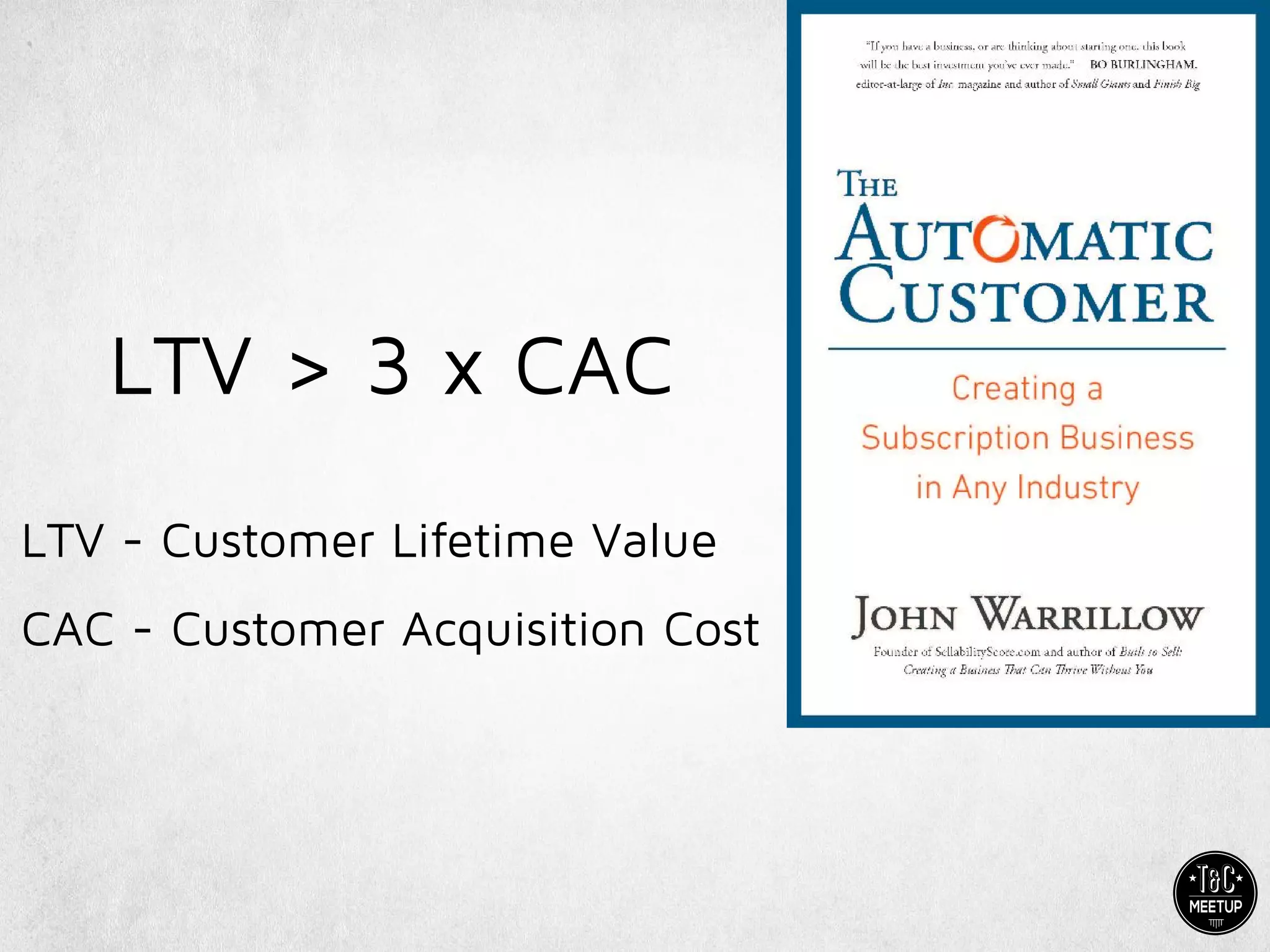 T&C Meetup #5: How to Define Your Funnel Numbers | PPT
