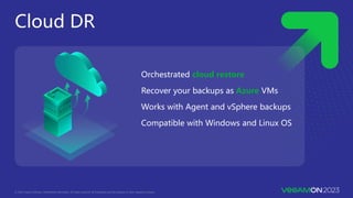 [VeeamOn23] MIA05 The Essential Guide to Veeam Recovery Orchestrator ...