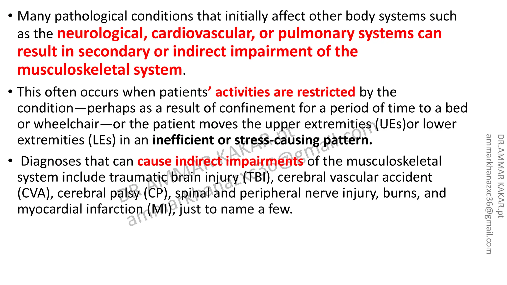 musculoskeletal system /orthopedic examination | PPTX