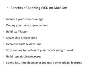 CICD Mule | PPT