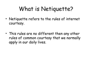 Slideshare netiquette p5 | PPT