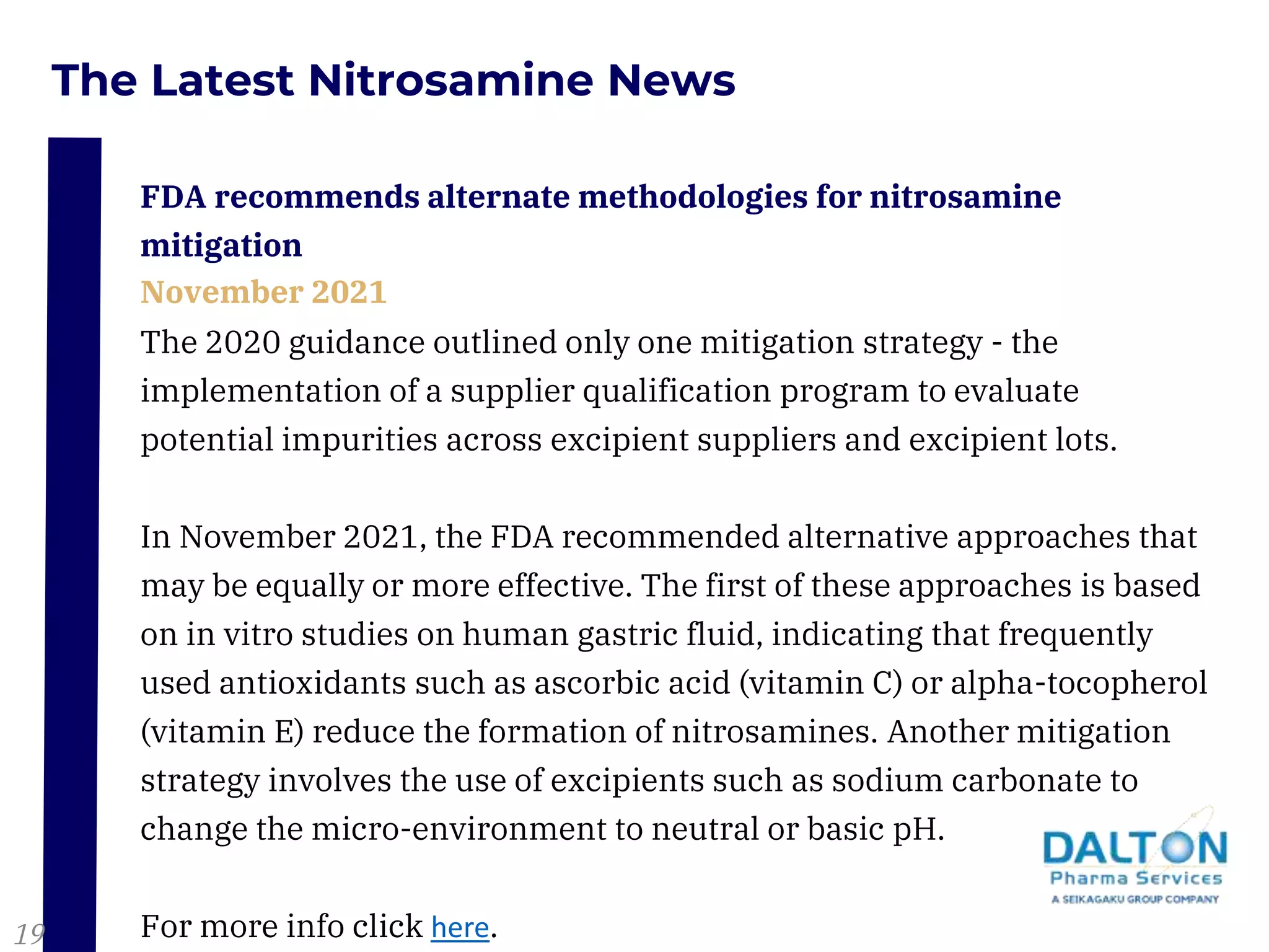 Impact of Nitrosamines in pharma.ppt