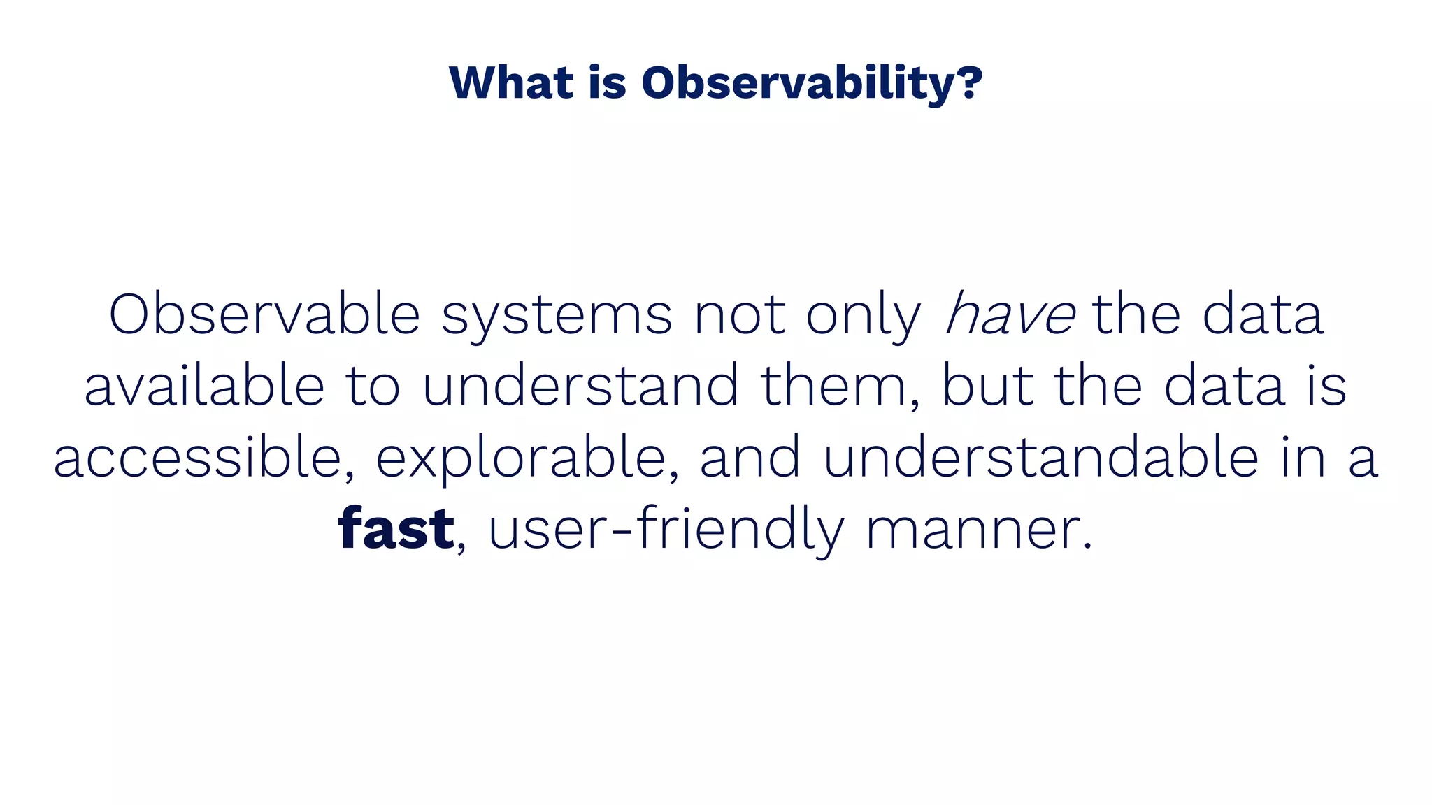 Observability - A mindset worth pursuing | PPTX