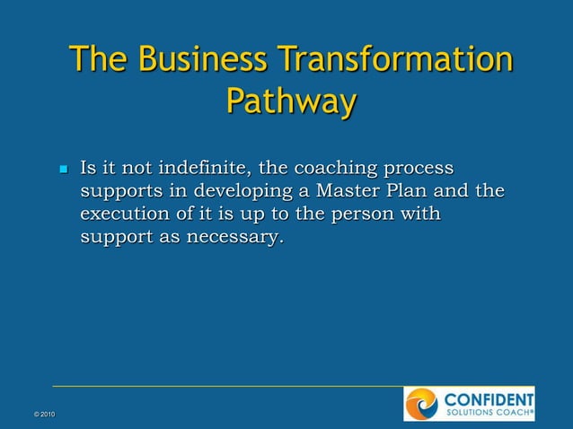 The Business Transformation Pathway | PPT