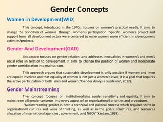 Slide share on gender analysis | PDF