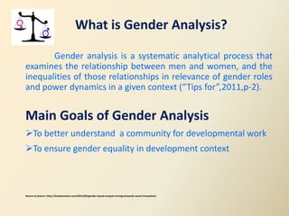 Slide share on gender analysis | PDF