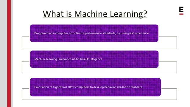 Machine Learning and Artificial Intelligence | PPT