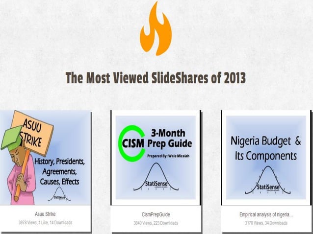 Slideshare on statiSense | PDF