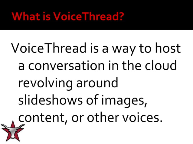 Slide share on voicethread | PPT