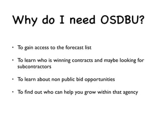 Office of Small and Disadvantaged Business Utilization | PPT