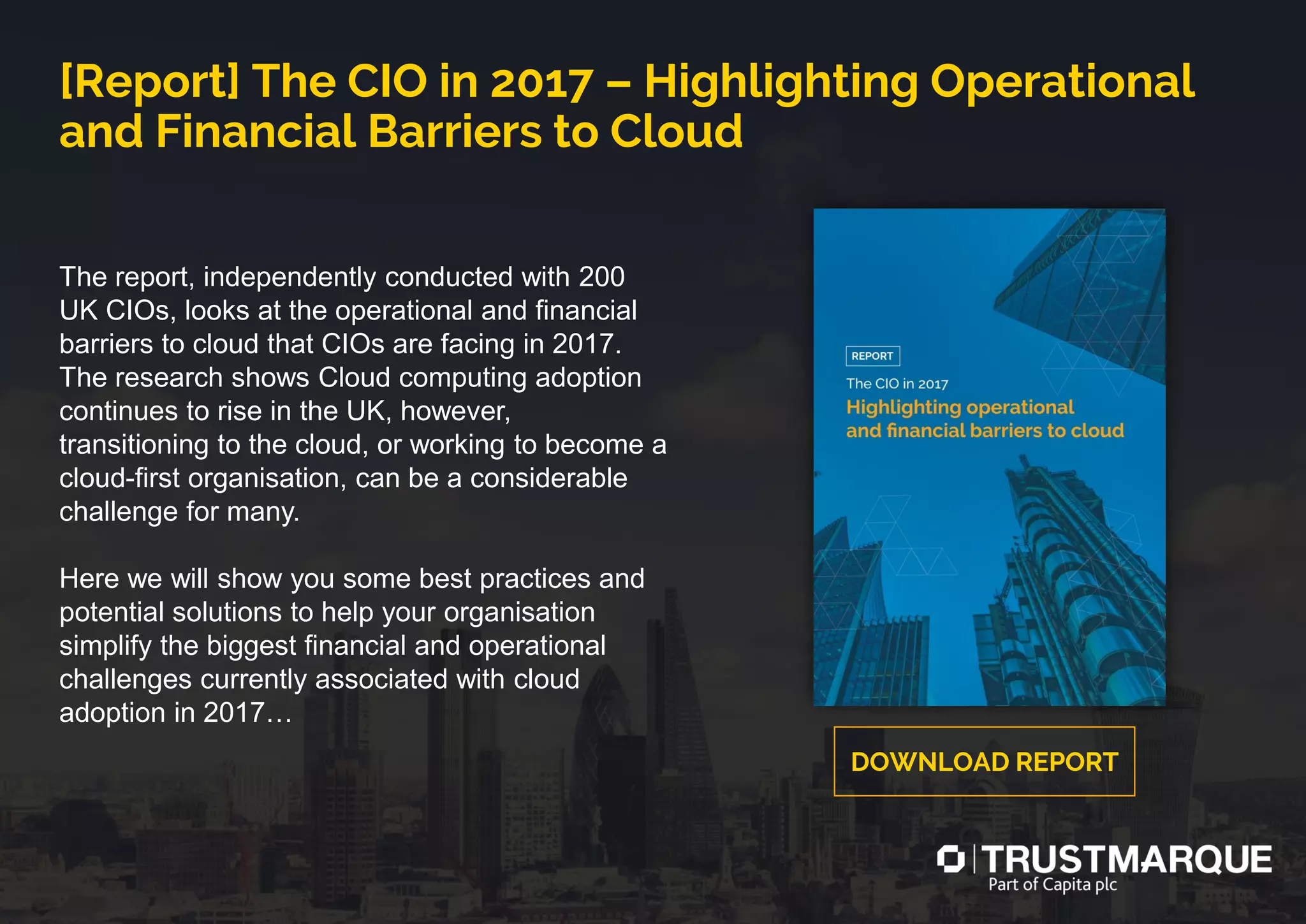 Overcoming Operational & Financial Barriers to Cloud | PPT