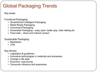 Slide share packaging trends 2013 roya khalil | PPTX