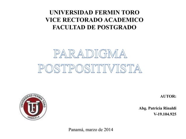 Paradigma Postpositivista | PDF
