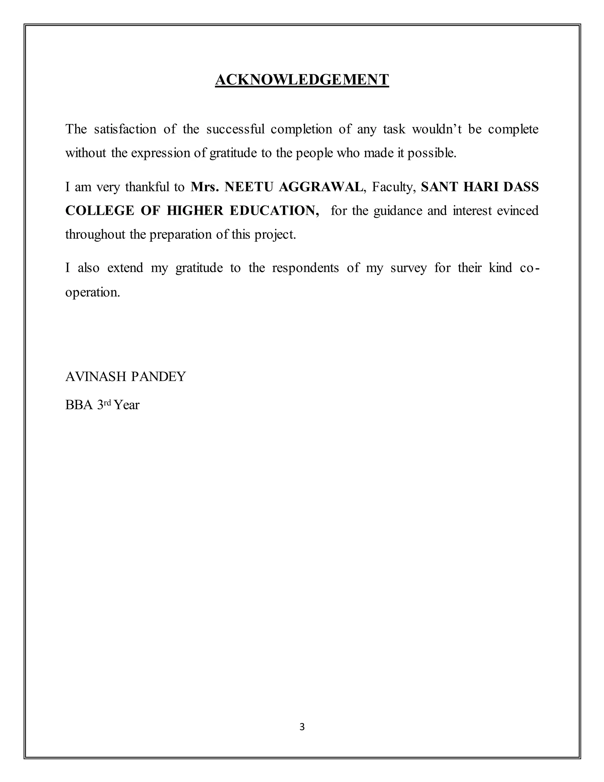 Major Project on Consumer Perception of Patanjali Products | DOCX