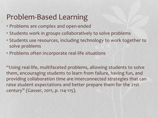 Problem-Based vs. Project Based Learning | PPTX