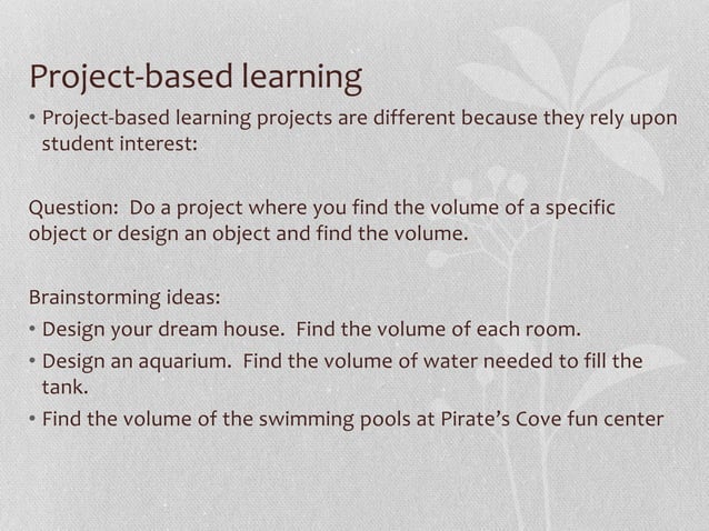 Problem-Based vs. Project Based Learning | PPTX