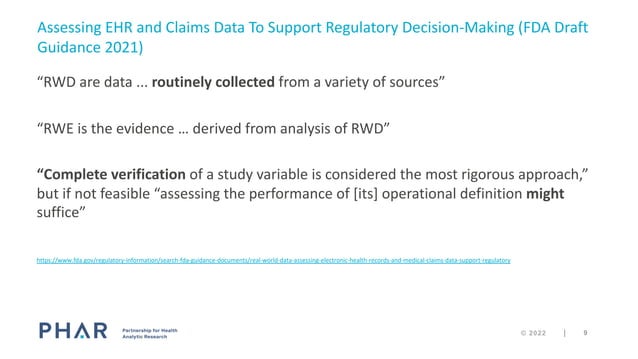 Cracking the Code: When and How to Validate ICD Algorithms for RWE | PPT