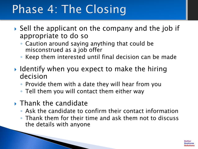 Slide share phases of an interview | PPTX | Resume Writing and Advice ...