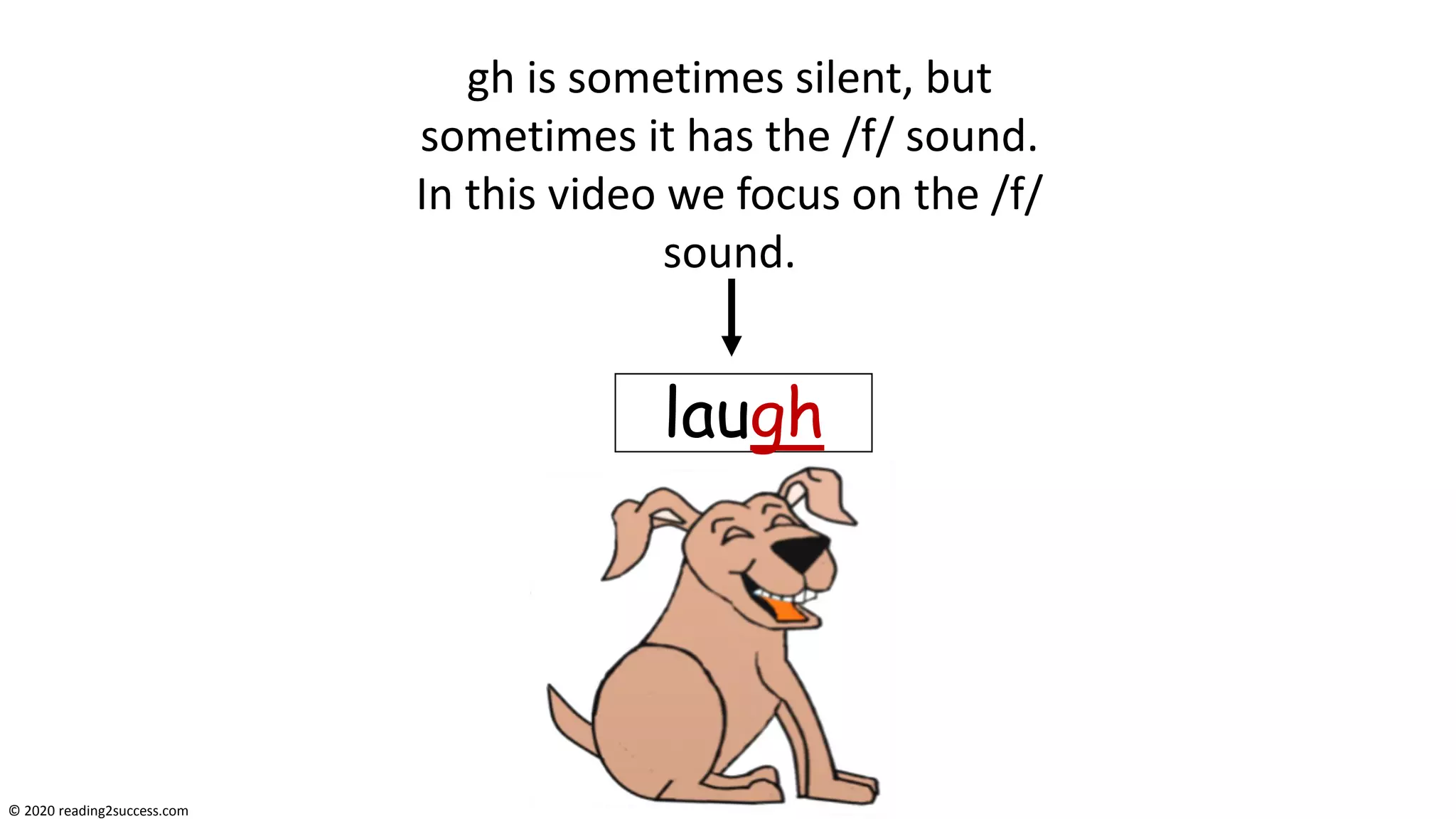 How to teach kids #gh & #ph words. They make the same sound as letters ...