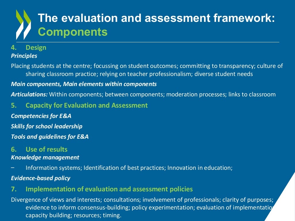 OECD Review on Evaluation and Assessment Frameworks for Improving Sch…