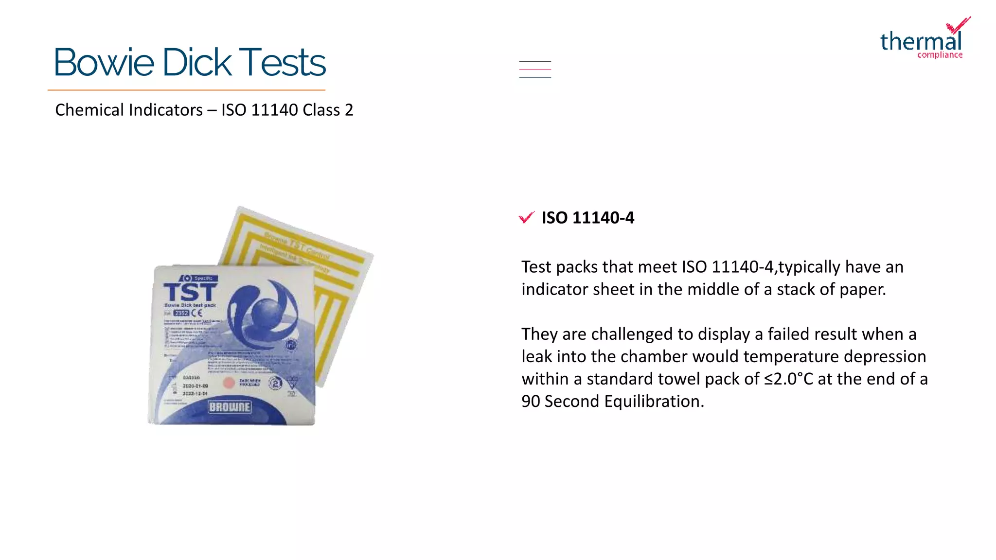 Bowie Dick Tests - Failure Modes and Specification | PPTX