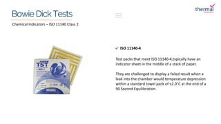 Bowie Dick Tests - Failure Modes and Specification | PPTX