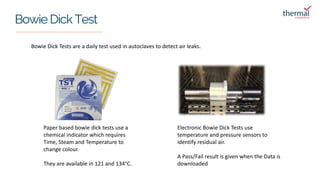 Bowie Dick Tests - Failure Modes and Specification | PPTX