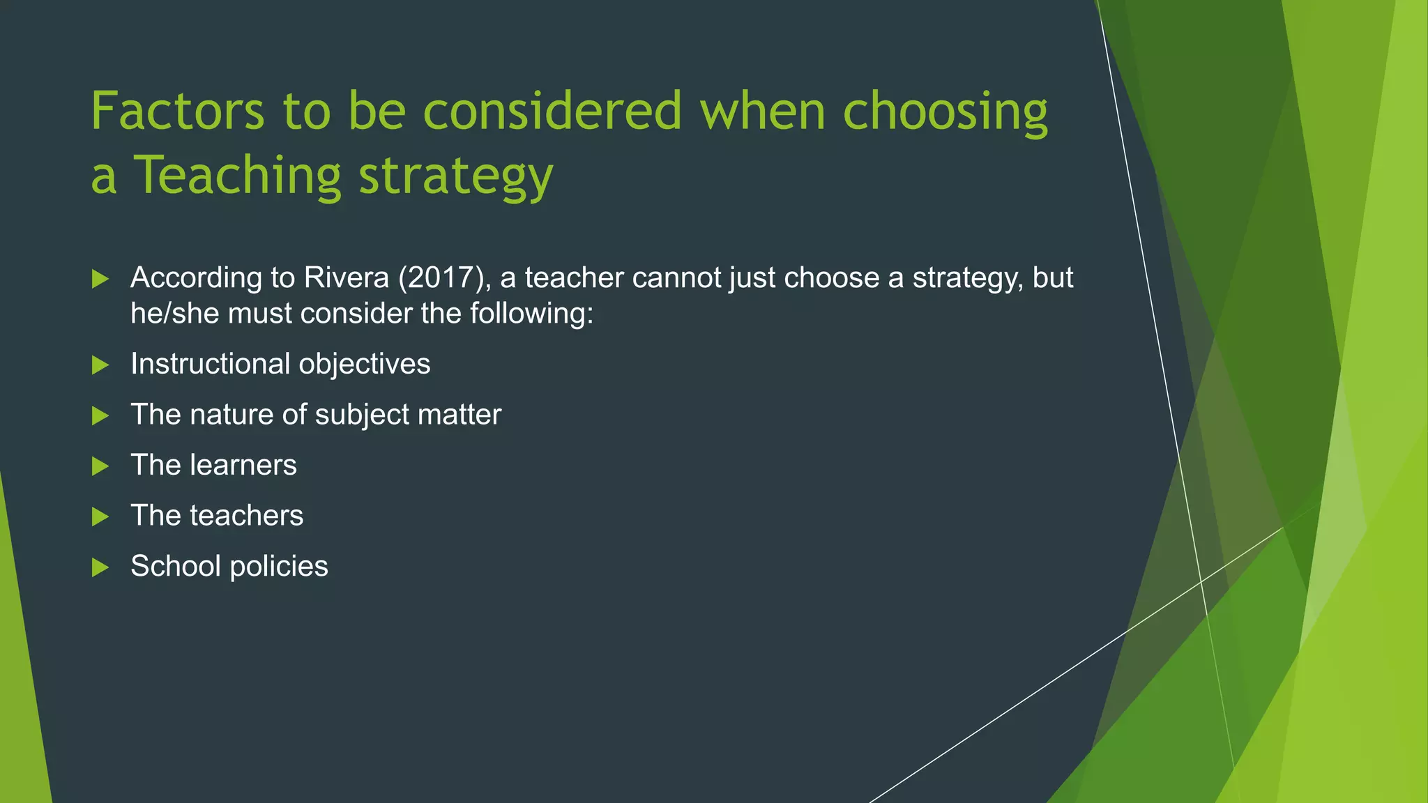 Teaching Strategies | PPTX