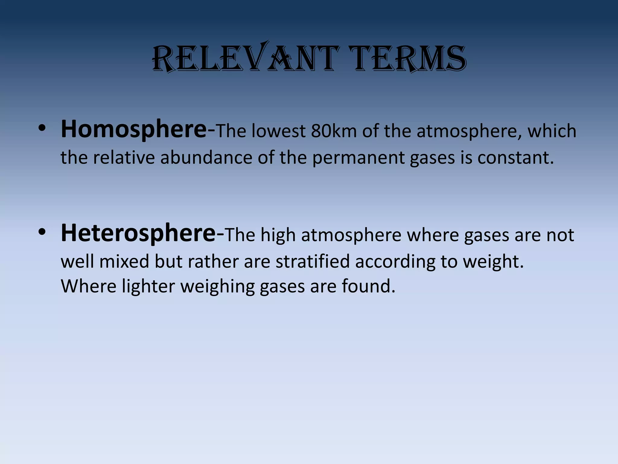 Structure and Composition of the Atmosphere | PPTX