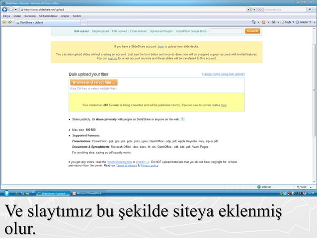 Slideshare Power Point Sunumu | PPT