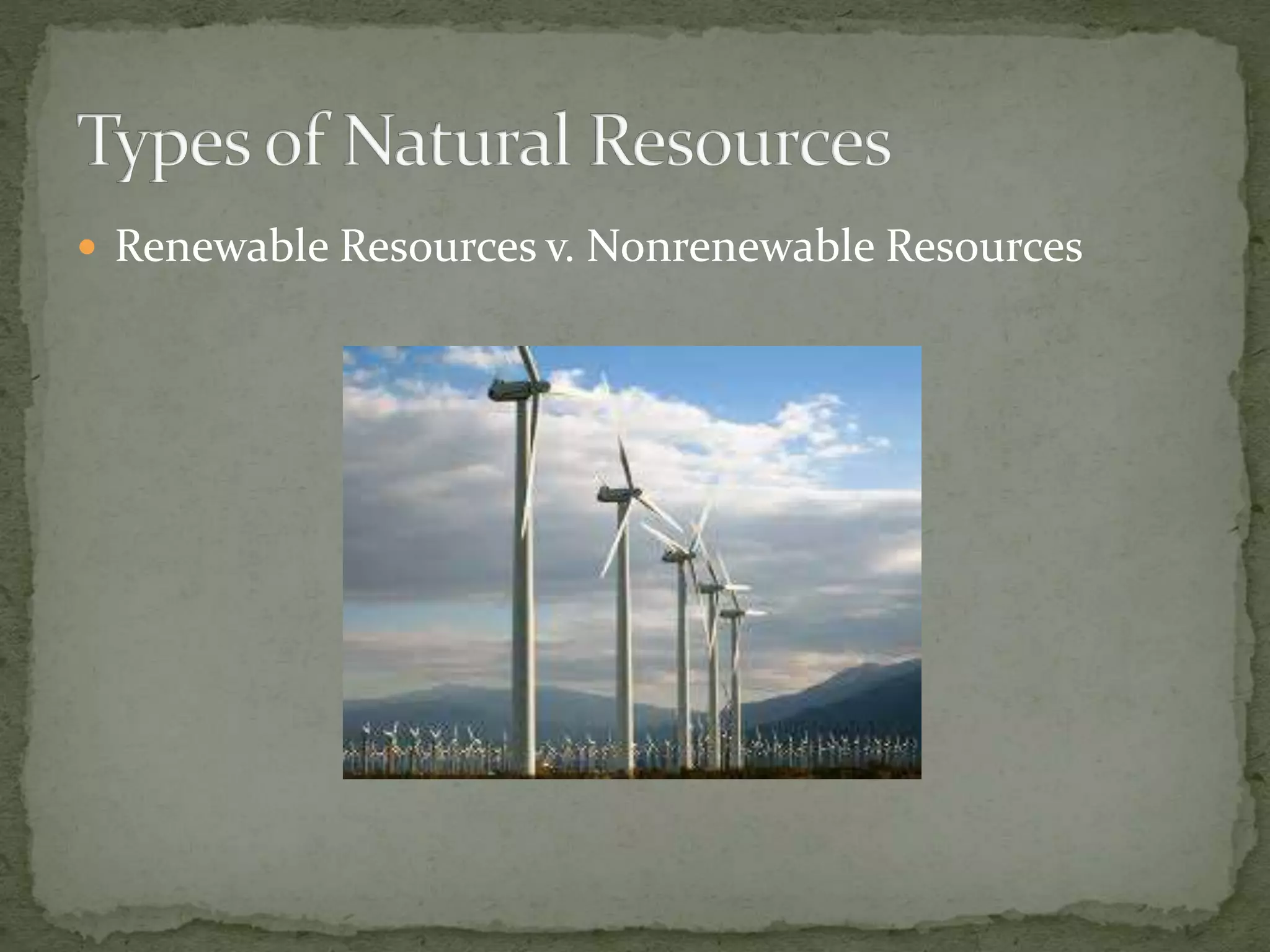 Natural Resources Presentation | PPT
