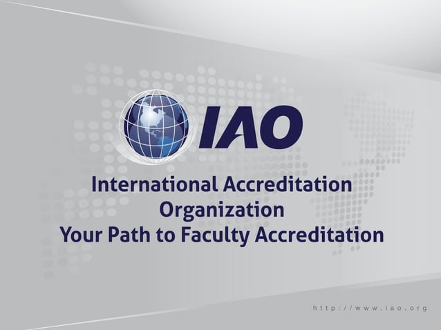 International Accreditation Organization | PPT