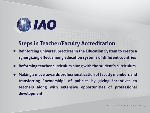 International Accreditation Organization | PDF