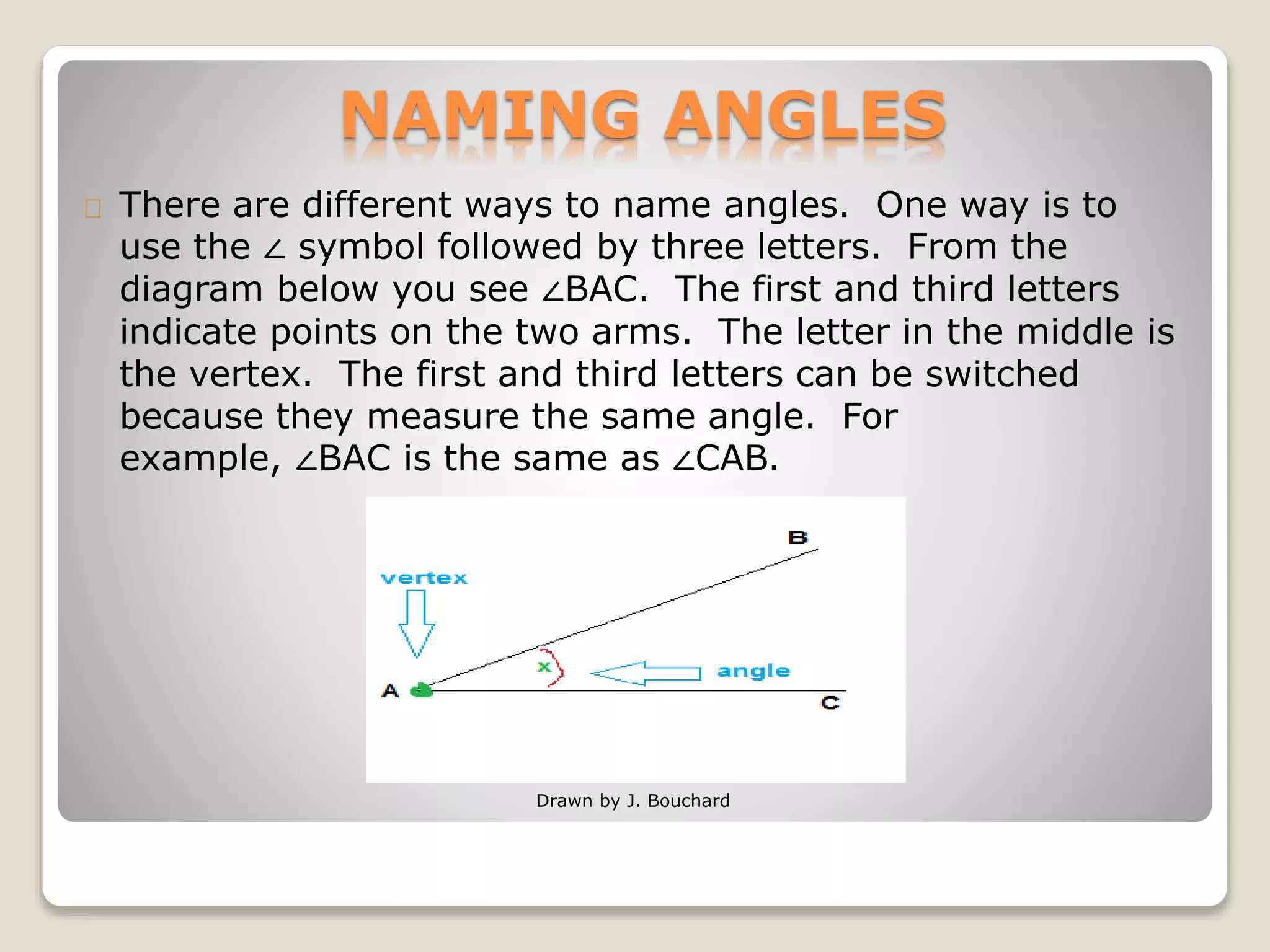 Angles: Naming, Types, and How to Measure Them | PPTX