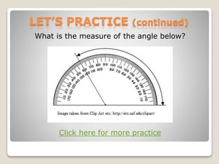 Angles: Naming, Types, and How to Measure Them | PPTX