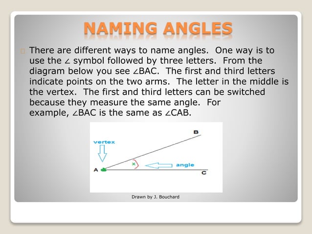 Angles: Naming, Types, and How to Measure Them | PPTX | Geography | Science