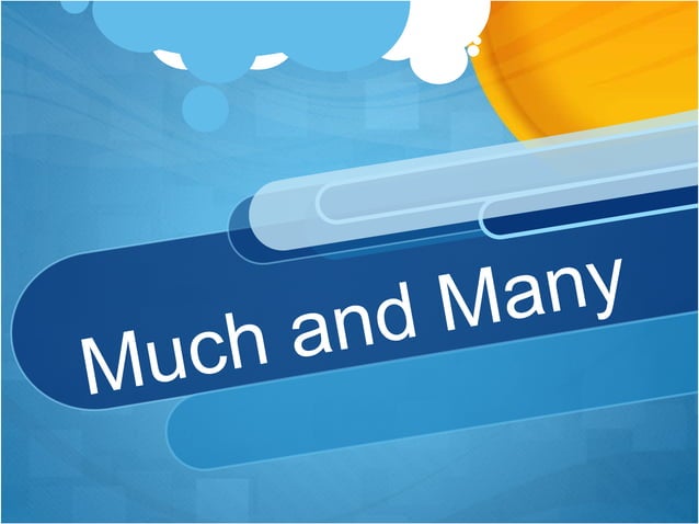Much and Many | PPT