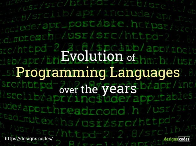 Evolution of Programming Languages Over the Years | PPT